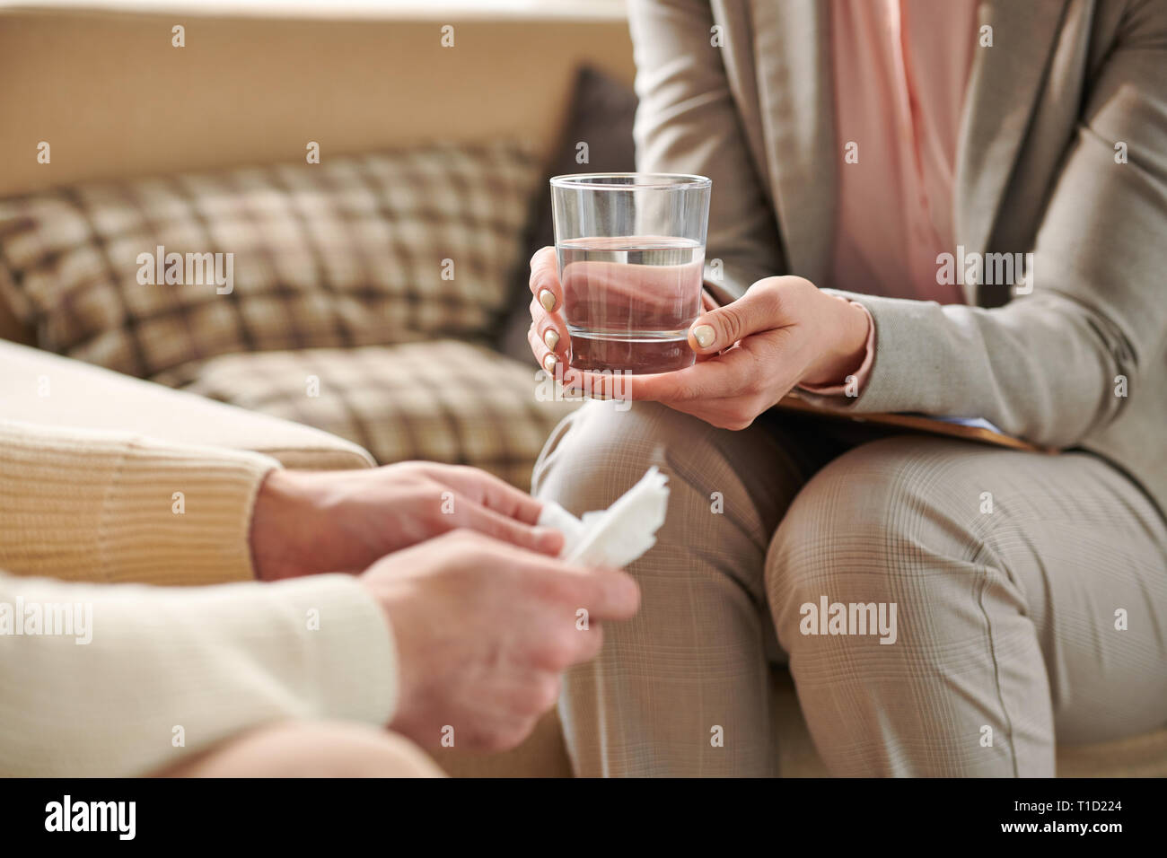 Water for patient Stock Photo - Alamy