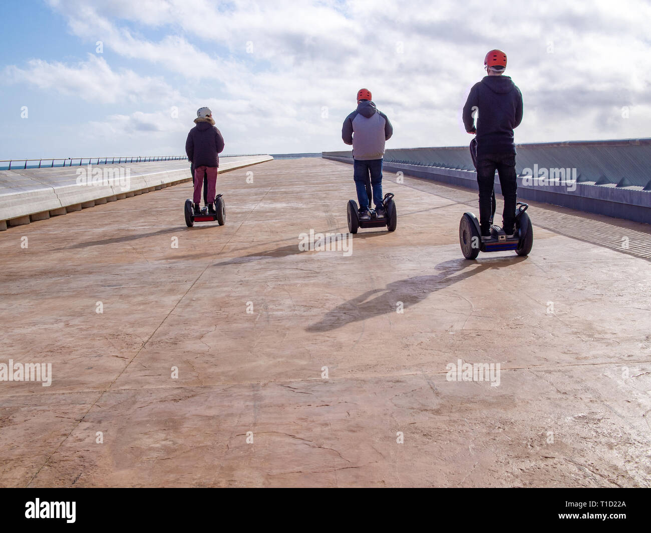 Group of people riding segways hi-res stock photography and images - Alamy