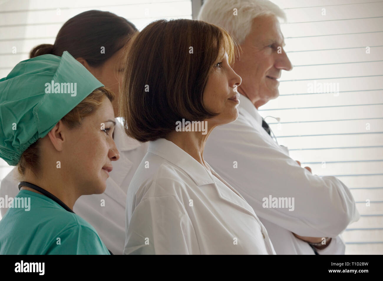 Smiling doctors outside hi-res stock photography and images - Alamy