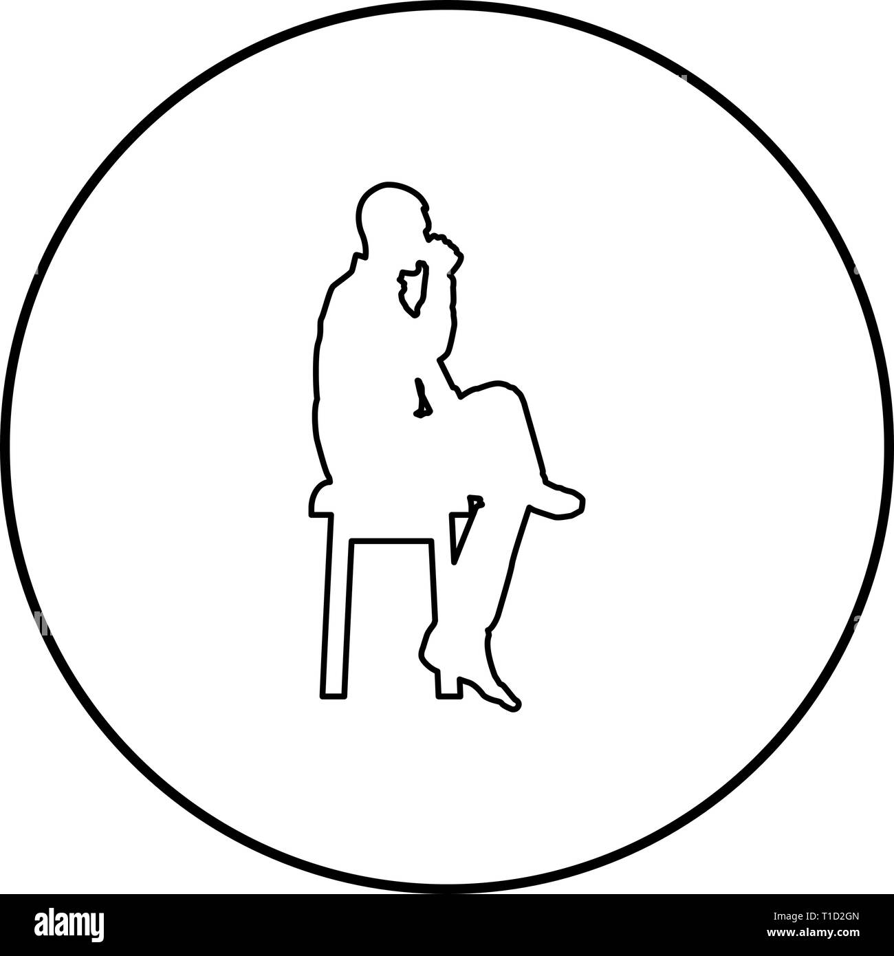 Crossed leg Black and White Stock Photos & Images - Alamy