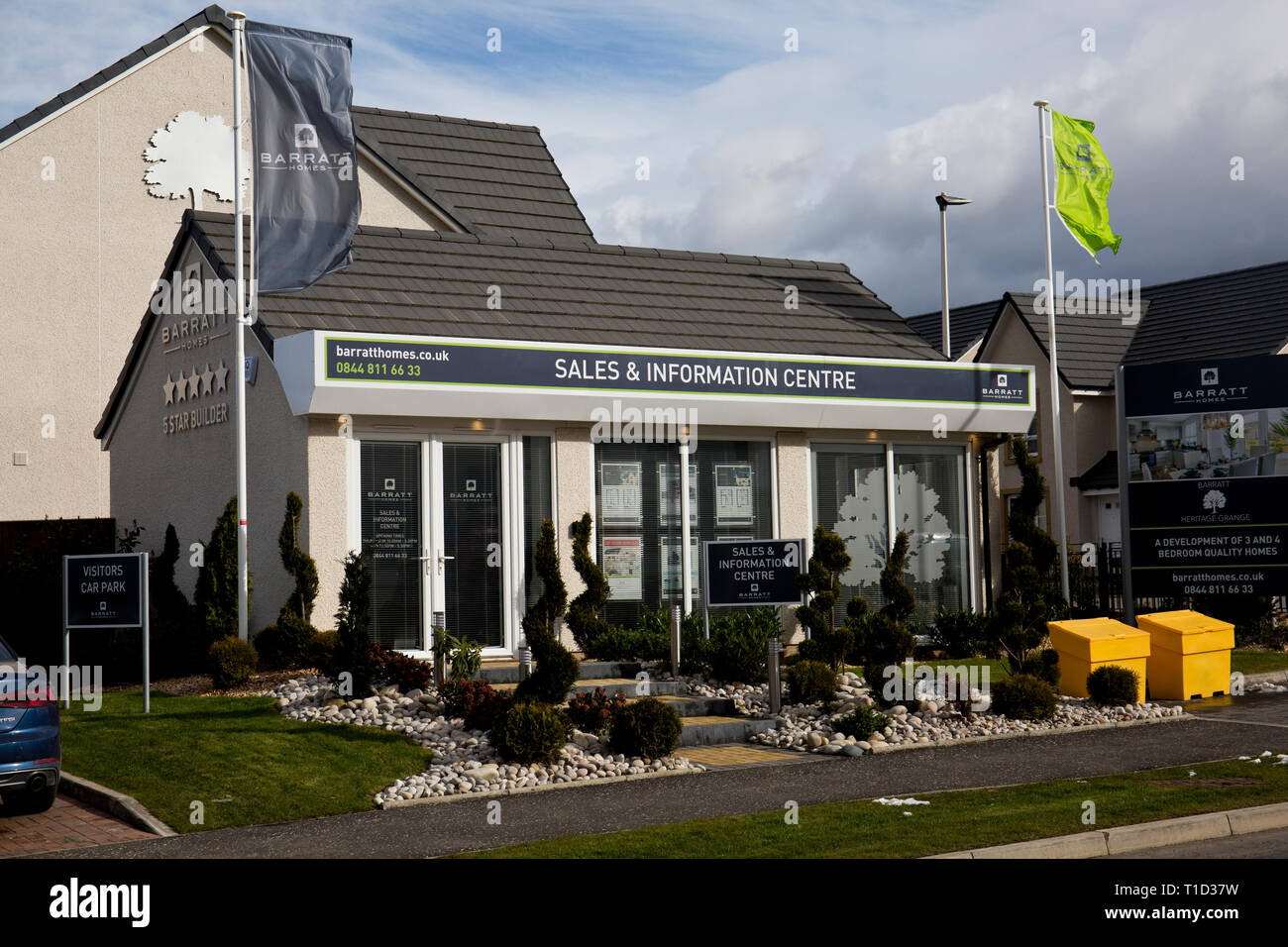 Barratt homes, Heritage Grange, South Edinburgh , Scotland Stock Photo ...
