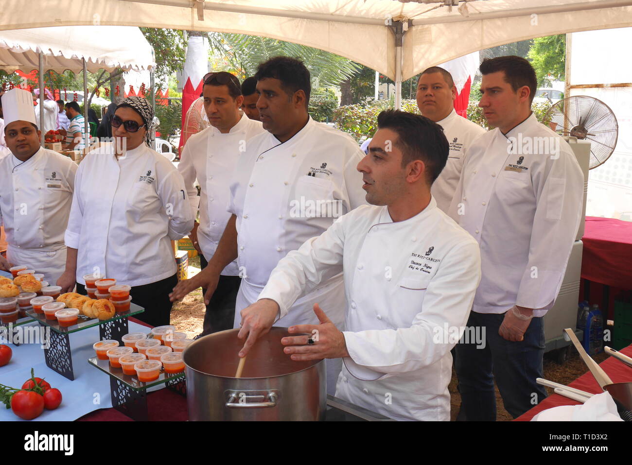 Cookery demonstration by Ritz Carlton chefs, Tomato Festival, farmers ...