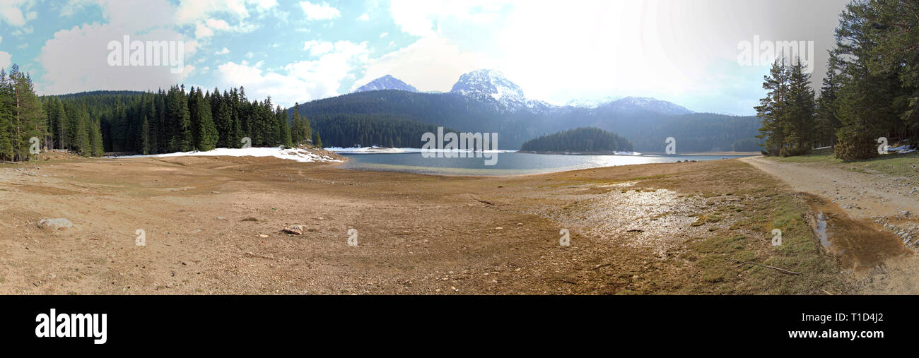 Crno Lake and Durmitor Mountain in Montenegro Stock Photo - Alamy
