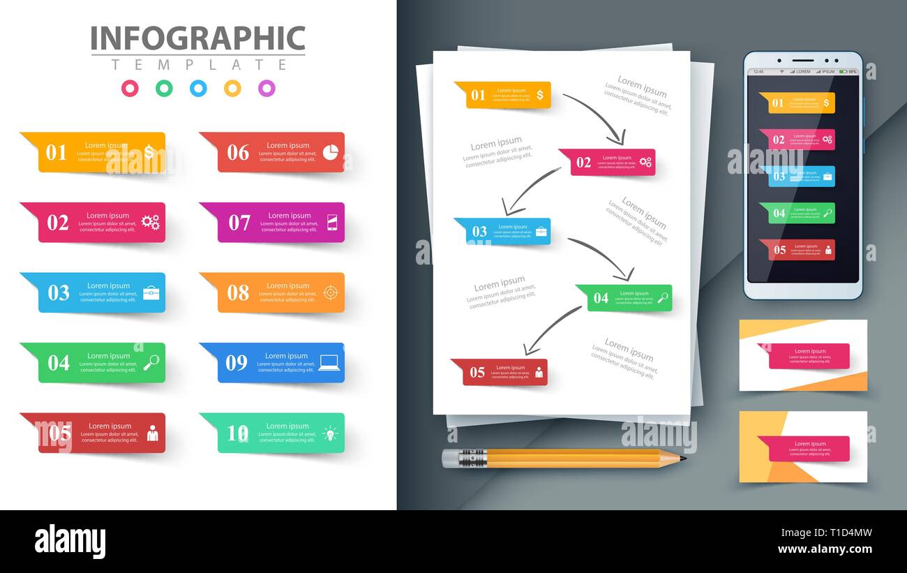 Business infographic. Mockup for your idea Stock Vector Image & Art - Alamy