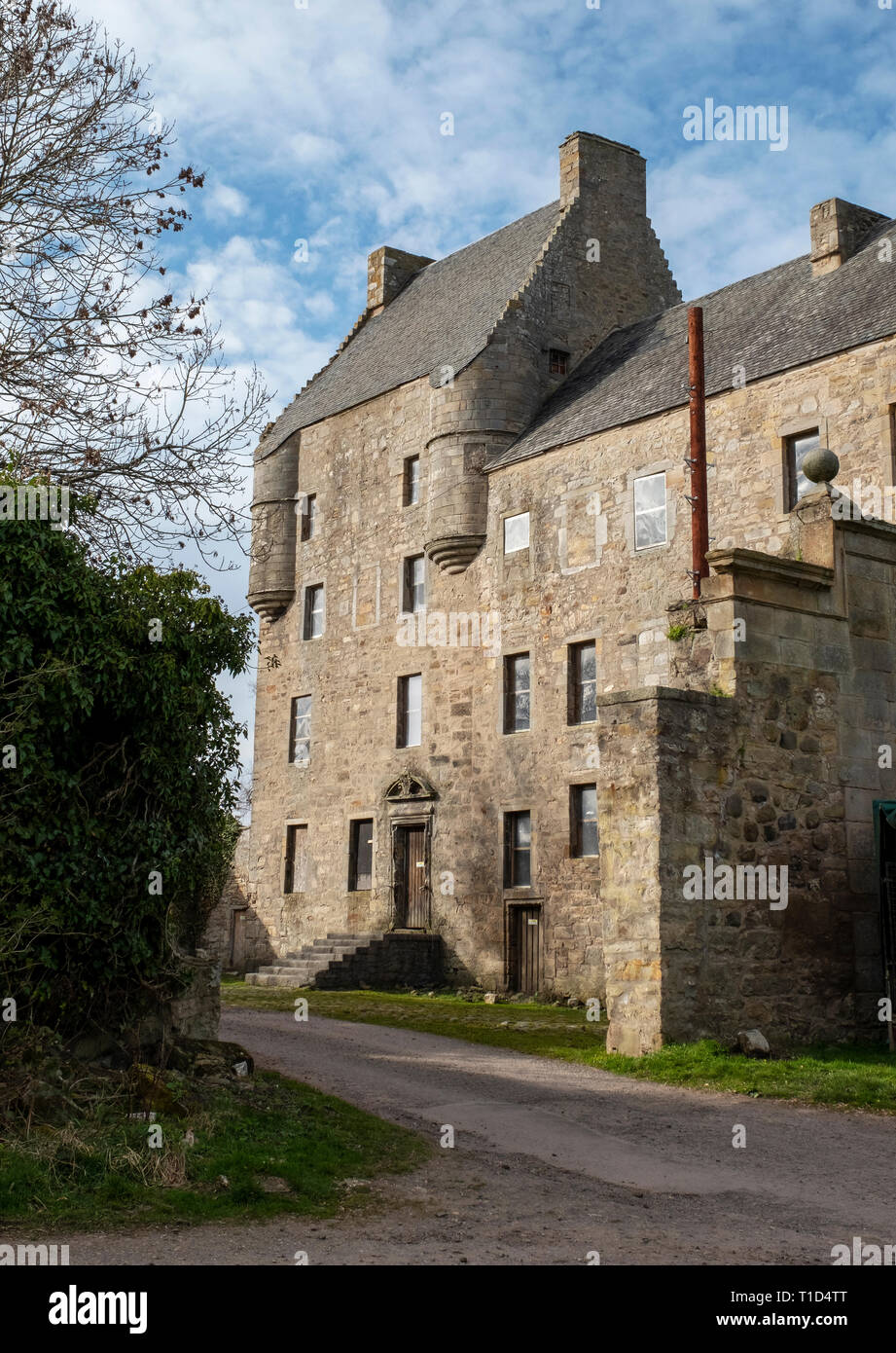 Midhope castle, Abercorn, Hopetoun estate, South Queensferry. The ...