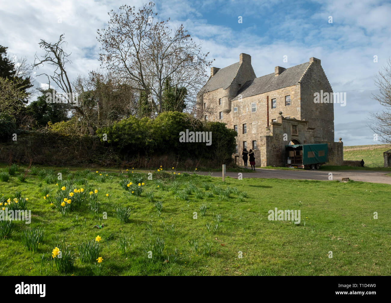 Midhope castle, Abercorn, Hopetoun estate, South Queensferry. The ...