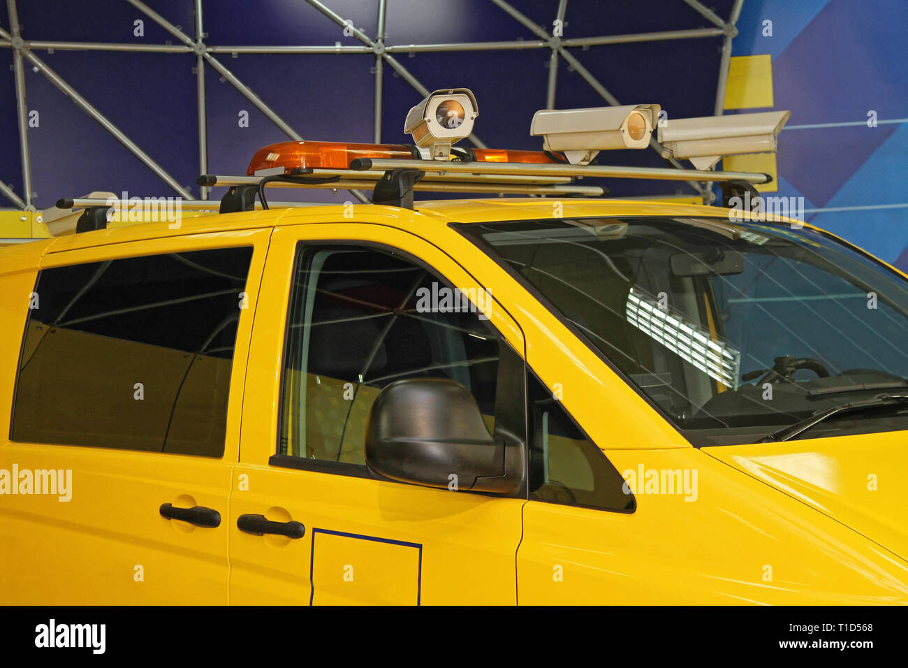 Mobile Speed Camera and CCTV at Traffic Enforcement Vehicle Stock Photo ...