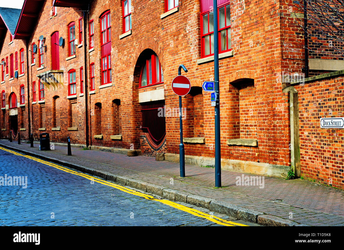 Dock street, Leeds, England Stock Photo - Alamy