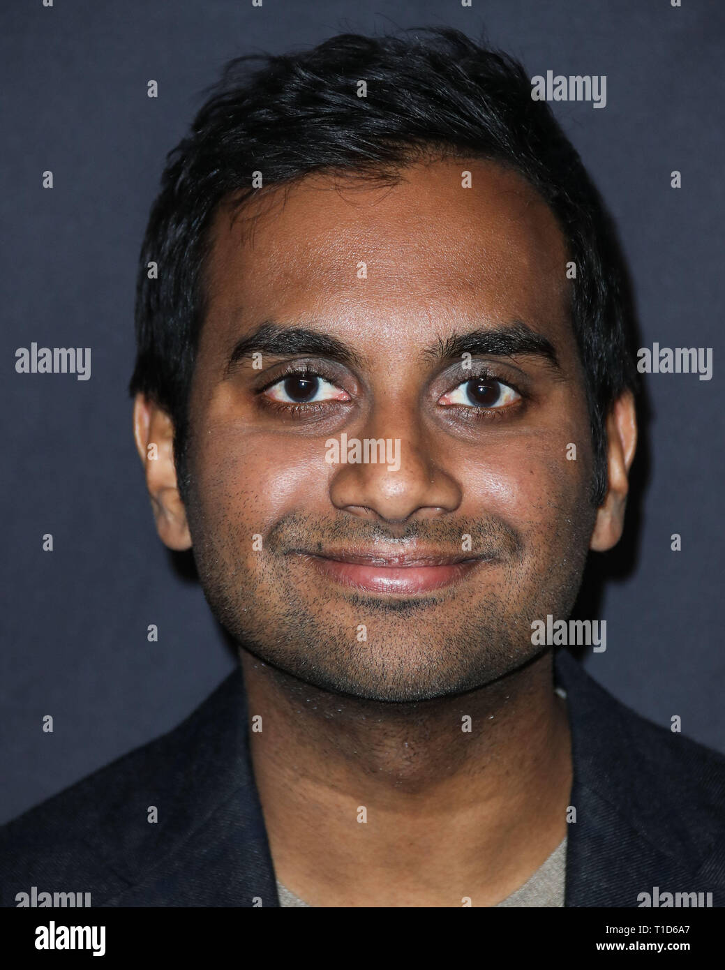 HOLLYWOOD, LOS ANGELES, CA, USA - MARCH 21: Actor Aziz Ansari arrives ...