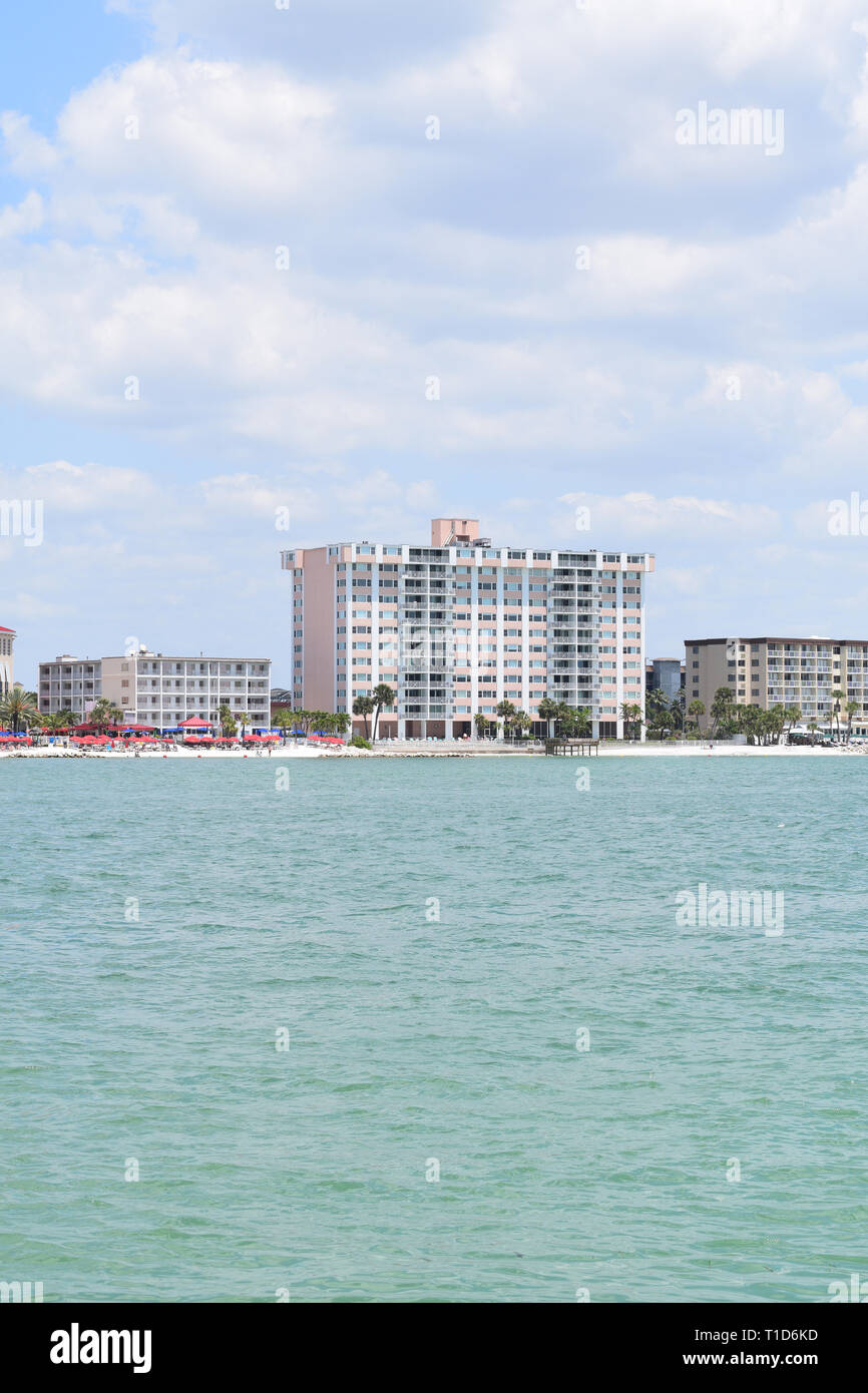 Beach resorts on Clearwater Beach (Clearwater Point Stock Photo - Alamy