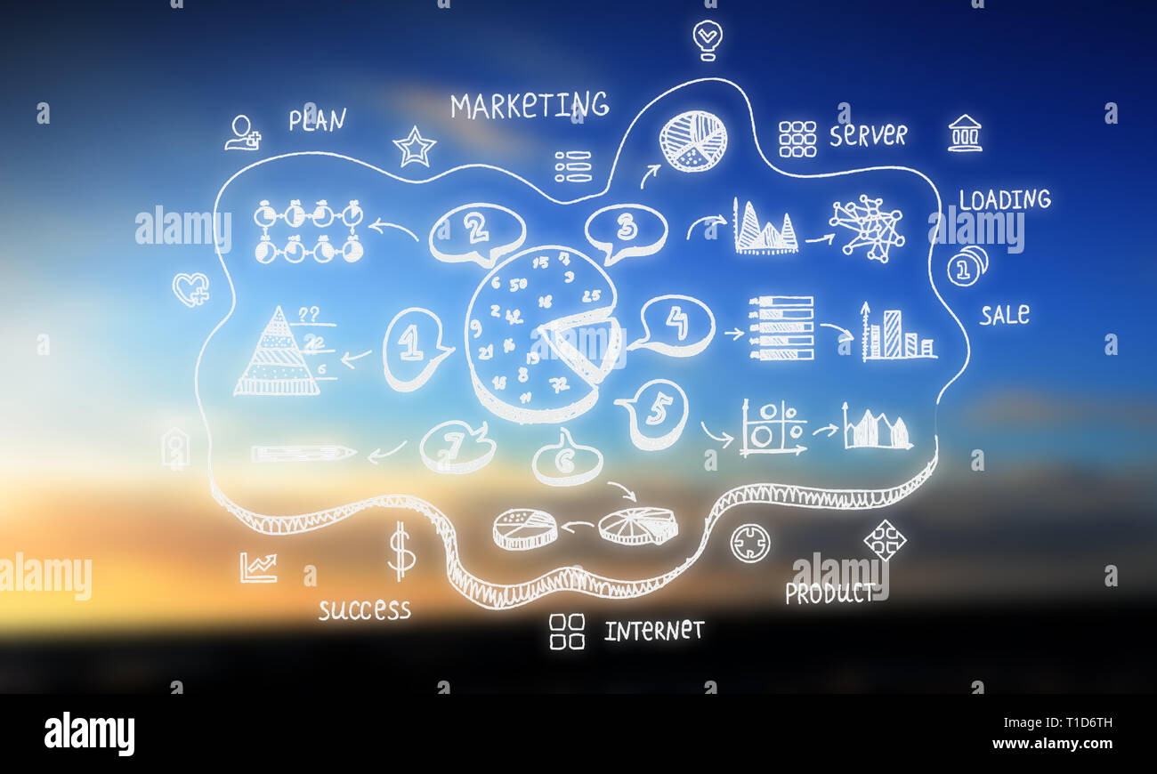 Ideas for success as concept background Stock Photo - Alamy