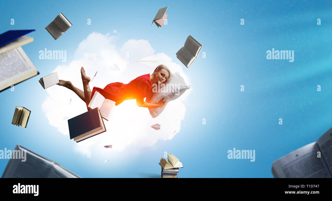 Float pillow hi-res stock photography and images - Alamy