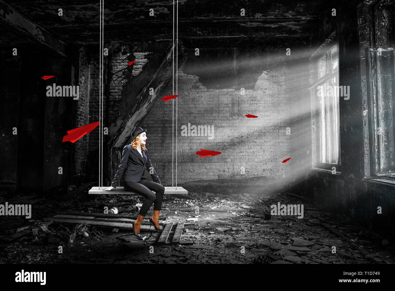 Mime smile hi-res stock photography and images - Alamy