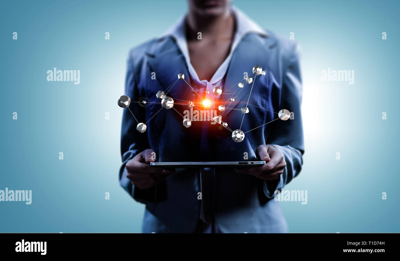 Modern connection media display hi-res stock photography and images - Alamy