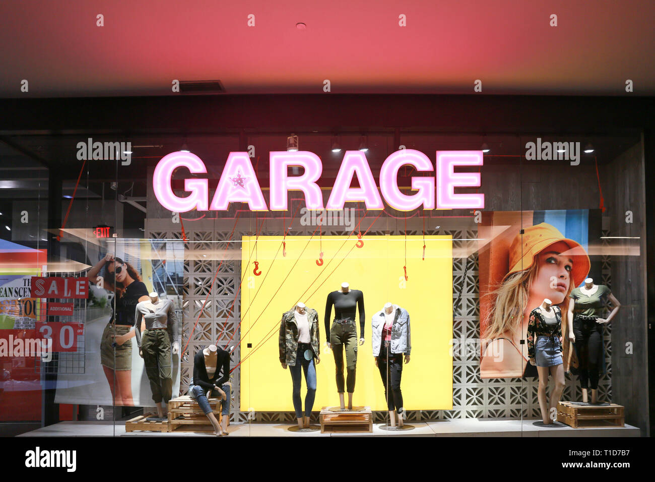 Lawrence township,New Jersey, February 24, 2019:Garage store front in ...
