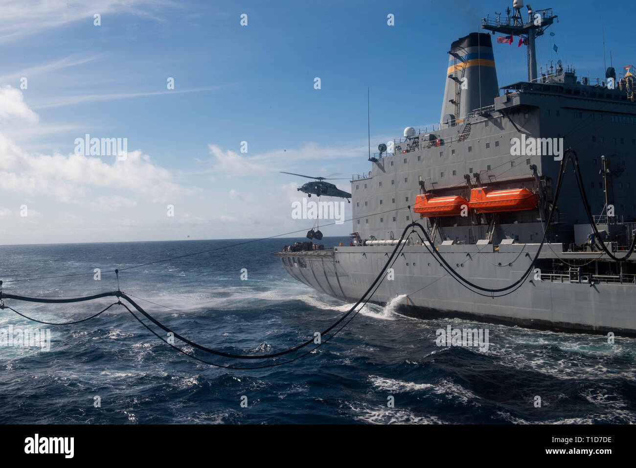 190323-N-HD110-0019 PACIFIC OCEAN (March 23, 2019) An MH-60S Sea Hawk ...