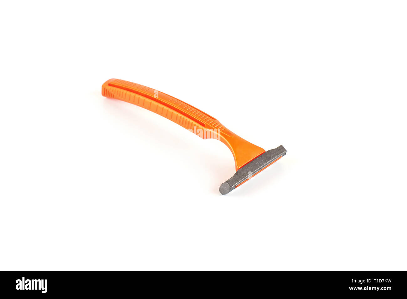 Disposable shaving razor isolated on white background Stock Photo - Alamy