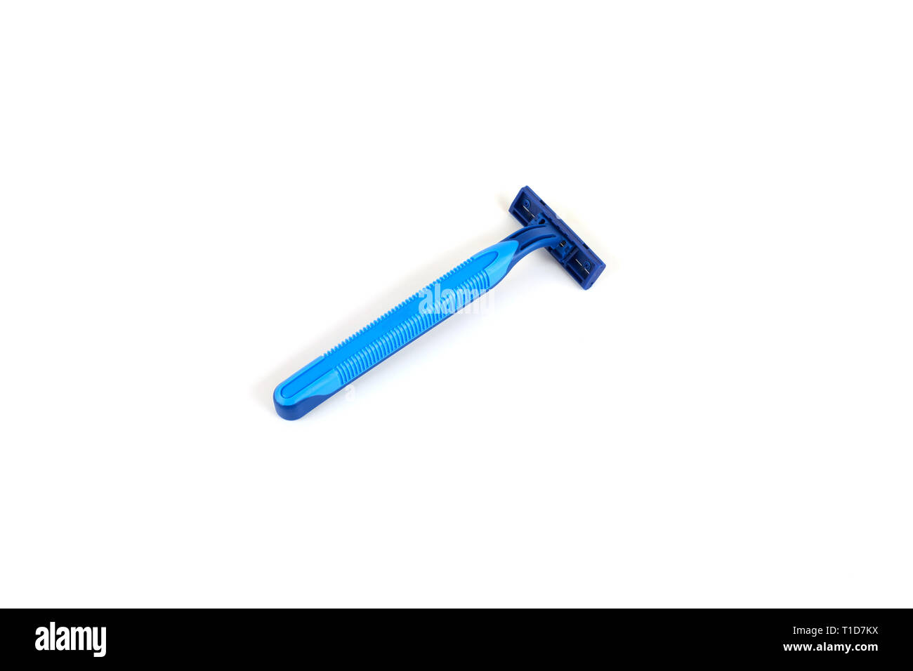 New disposable razor blade, on white background, isolated Stock Photo ...