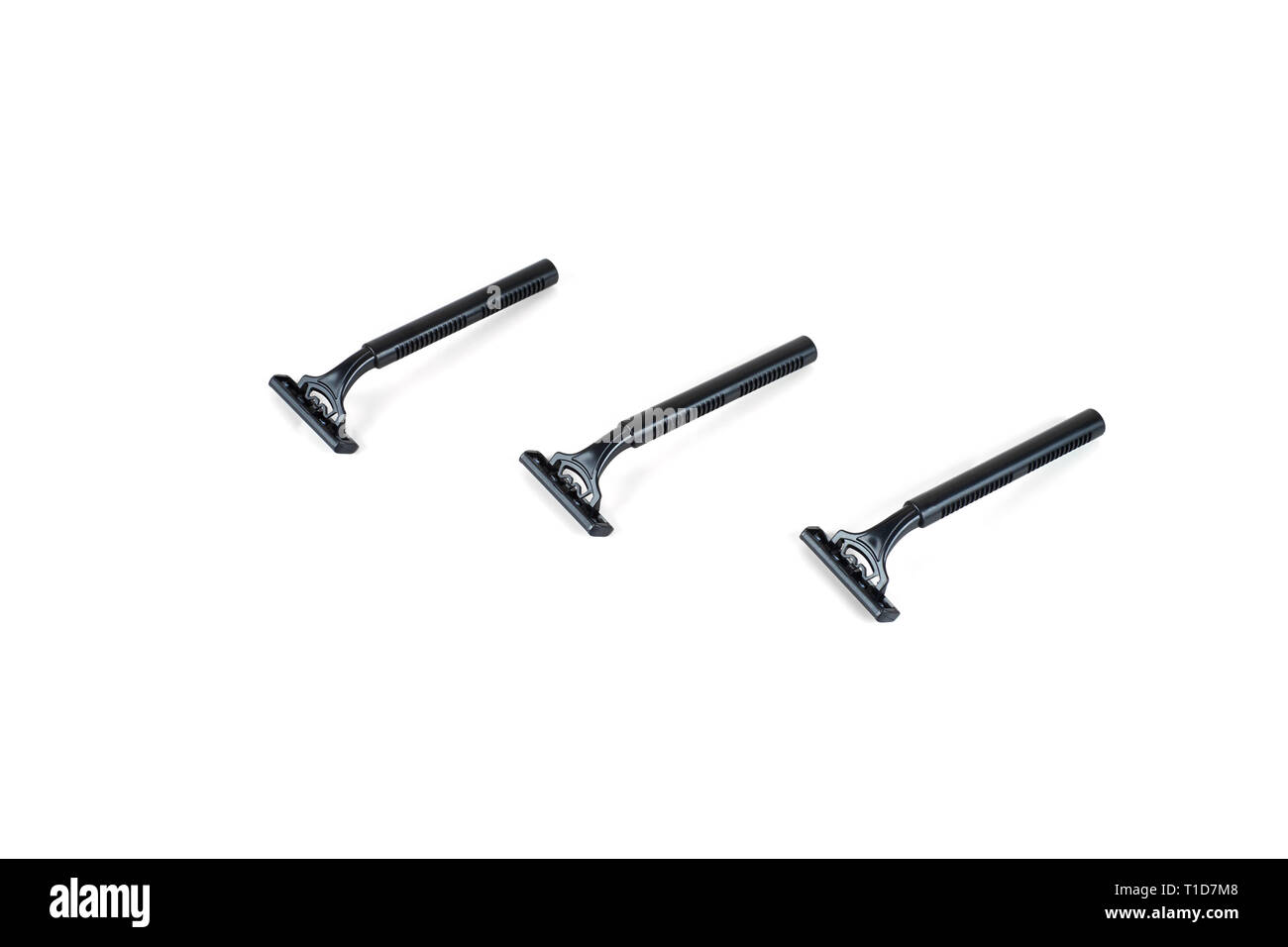 New disposable razor blade, on white background, isolated Stock Photo ...