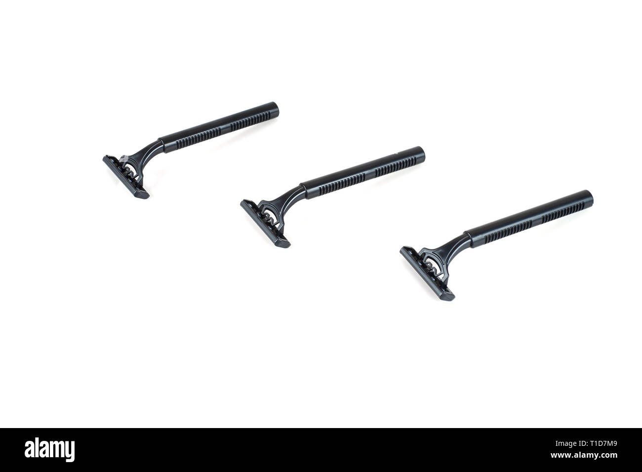 New disposable razor blade, on white background, isolated Stock Photo ...