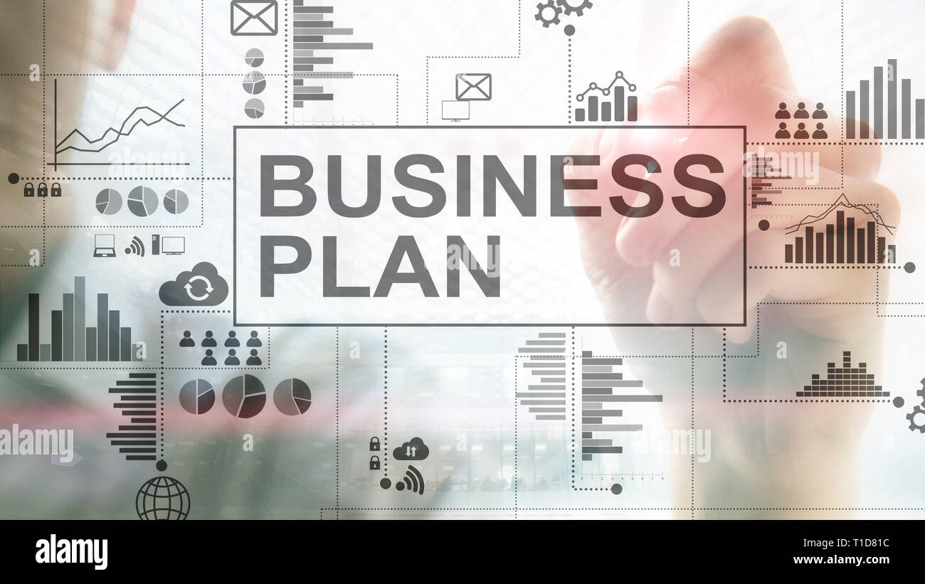 Double exposure Business plan and strategy concept Stock Photo - Alamy