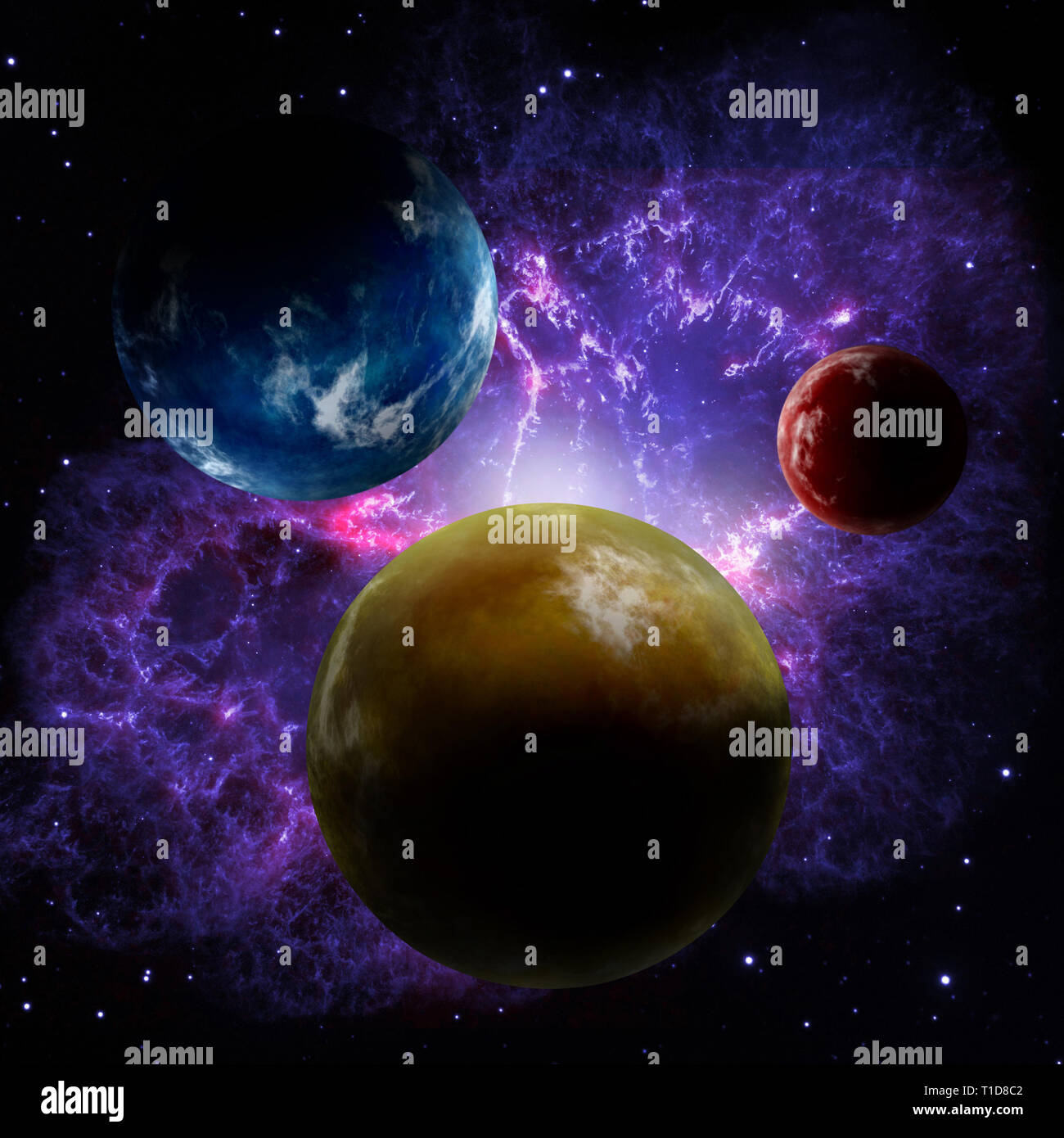 Planets hi-res stock photography and images - Alamy