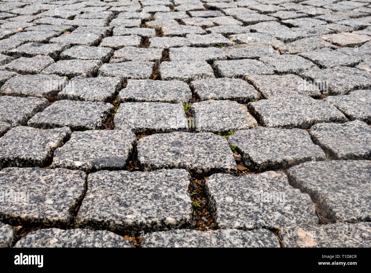 road paved with setts Stock Photo - Alamy