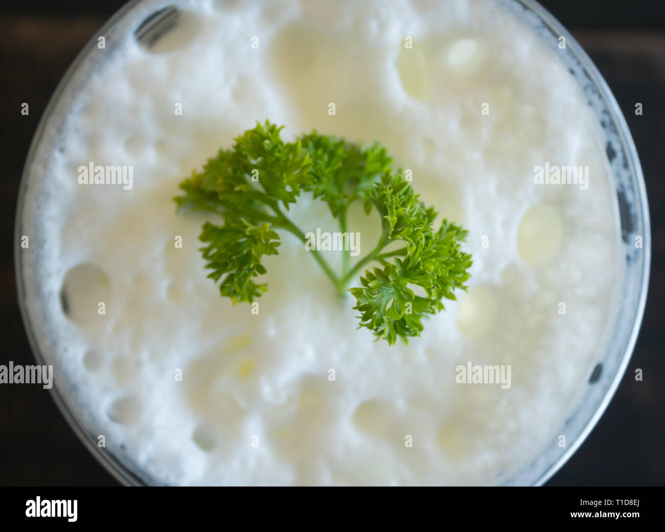 Pineapple juice milk froth hi-res stock photography and images - Alamy