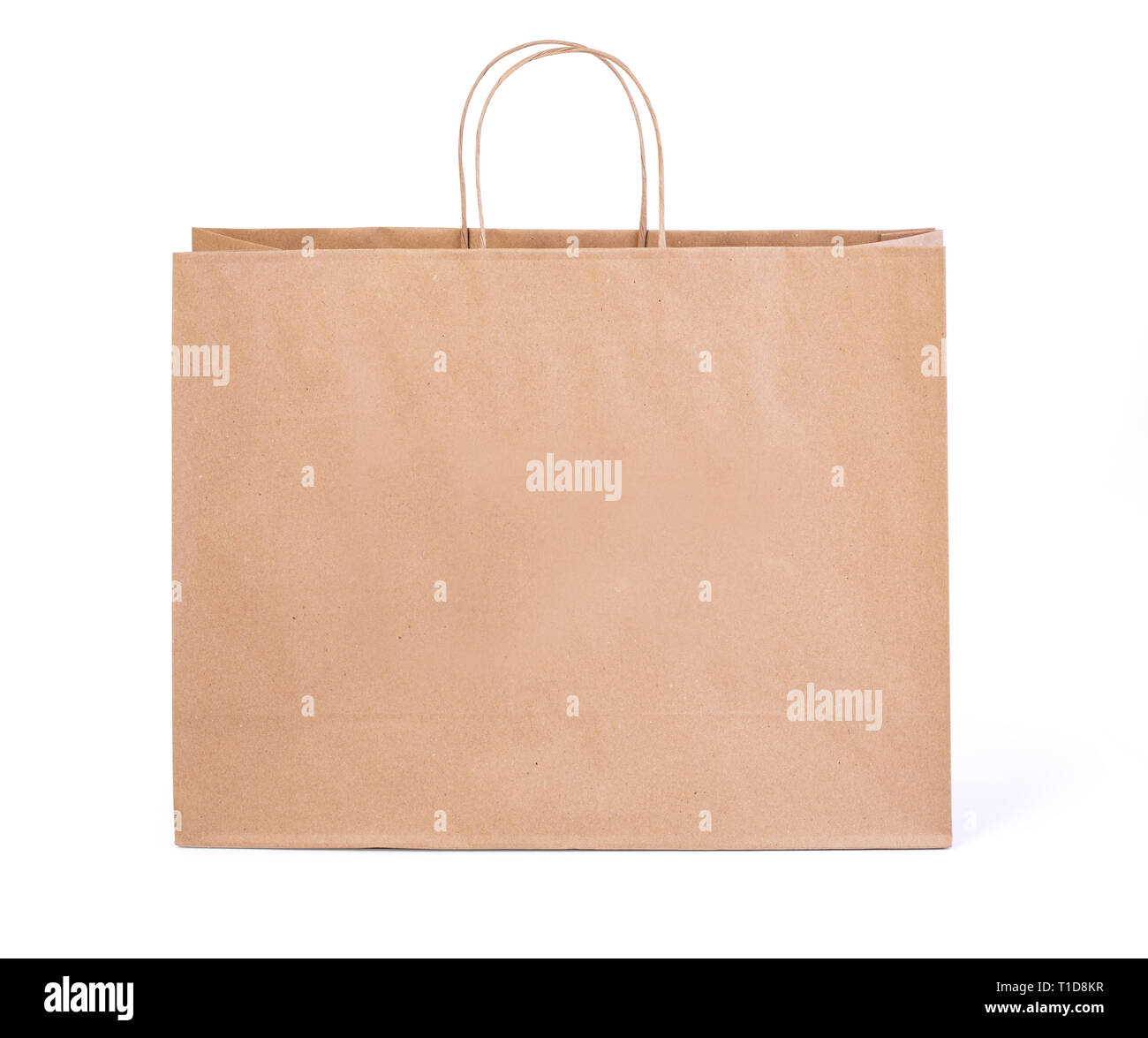 paper bag isolated on white with clipping path Stock Photo - Alamy