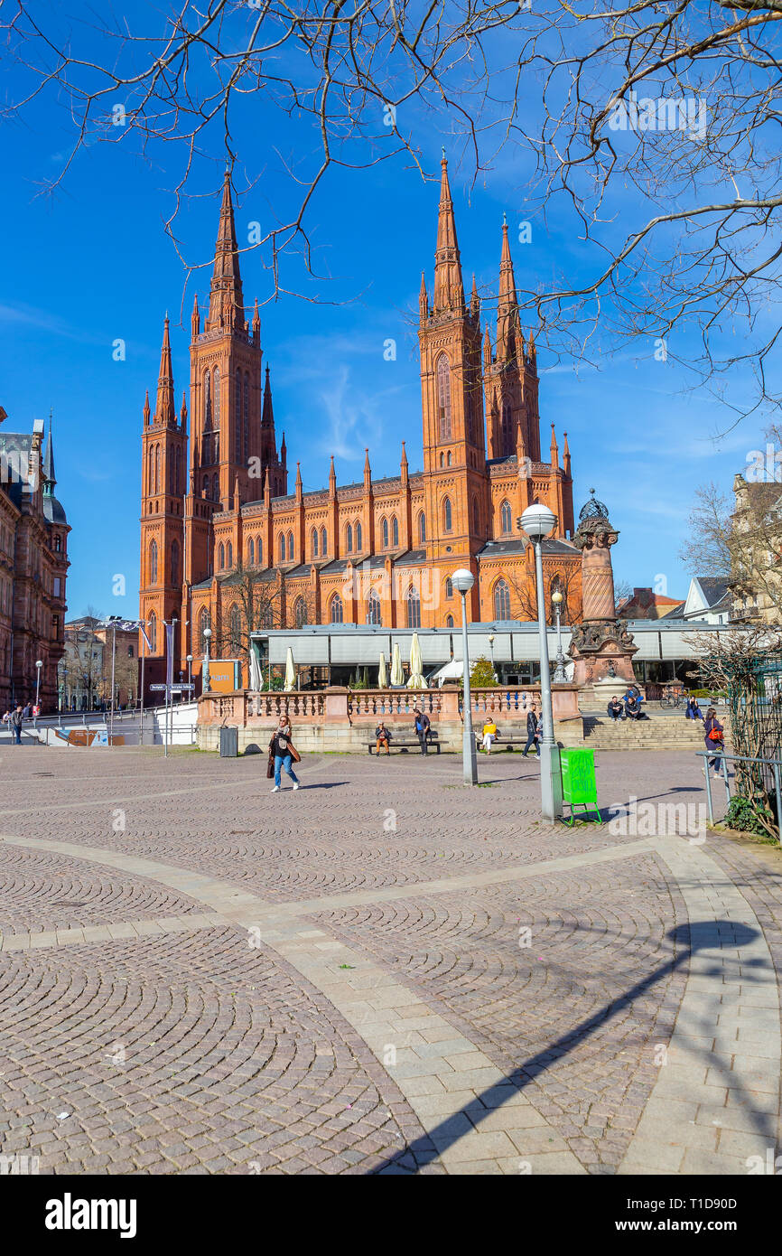 Marktkirche wiesbaden hi-res stock photography and images - Alamy