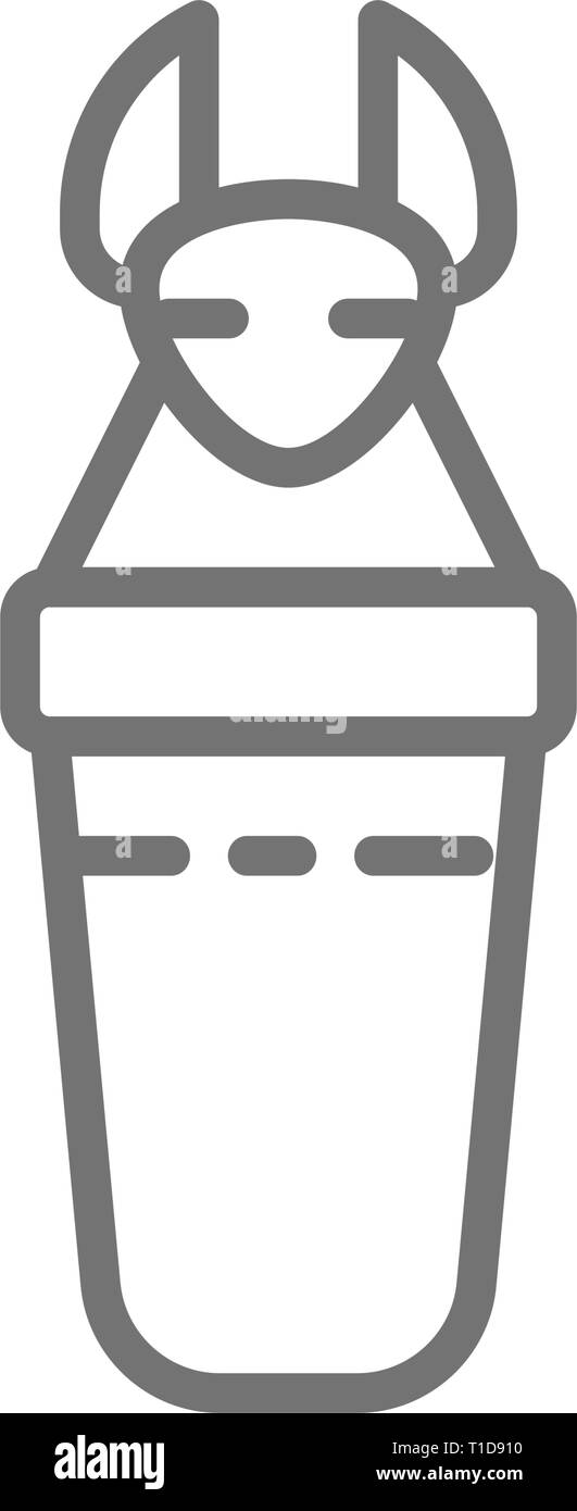 Illustration egyptian ankh outline Stock Vector Images - Alamy