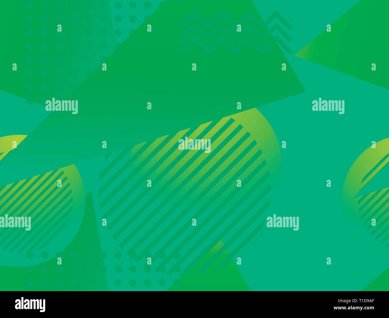 Geometric shapes seamless pattern. Zine culture abstract background ...