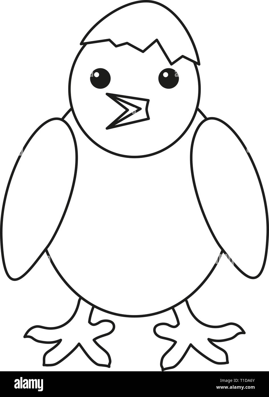 Chick hatching Black and White Stock Photos & Images - Alamy