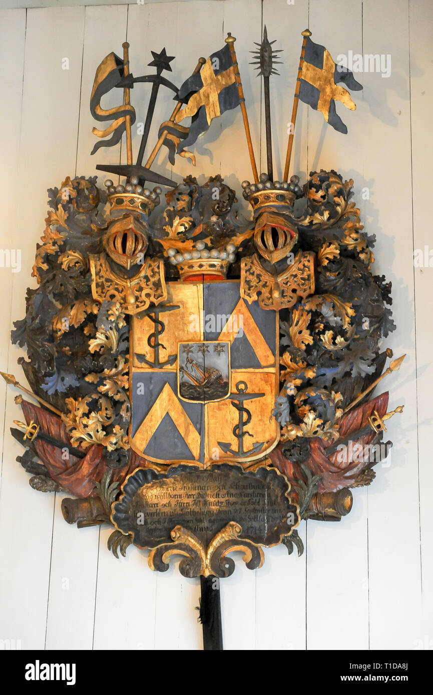 Swedish royal coat of arms hi-res stock photography and images - Alamy