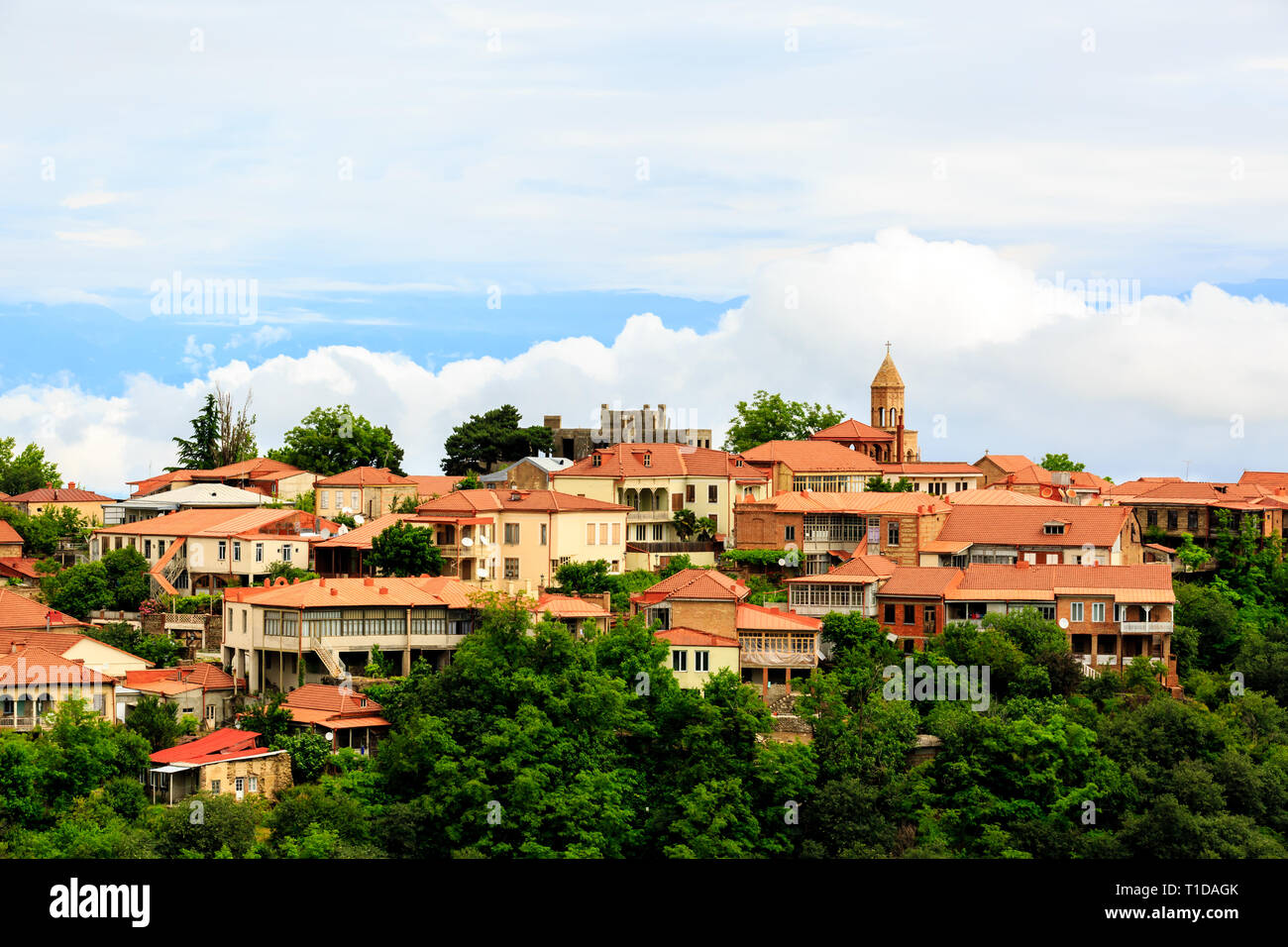 Sighnaghi georgia houses hi-res stock photography and images - Alamy