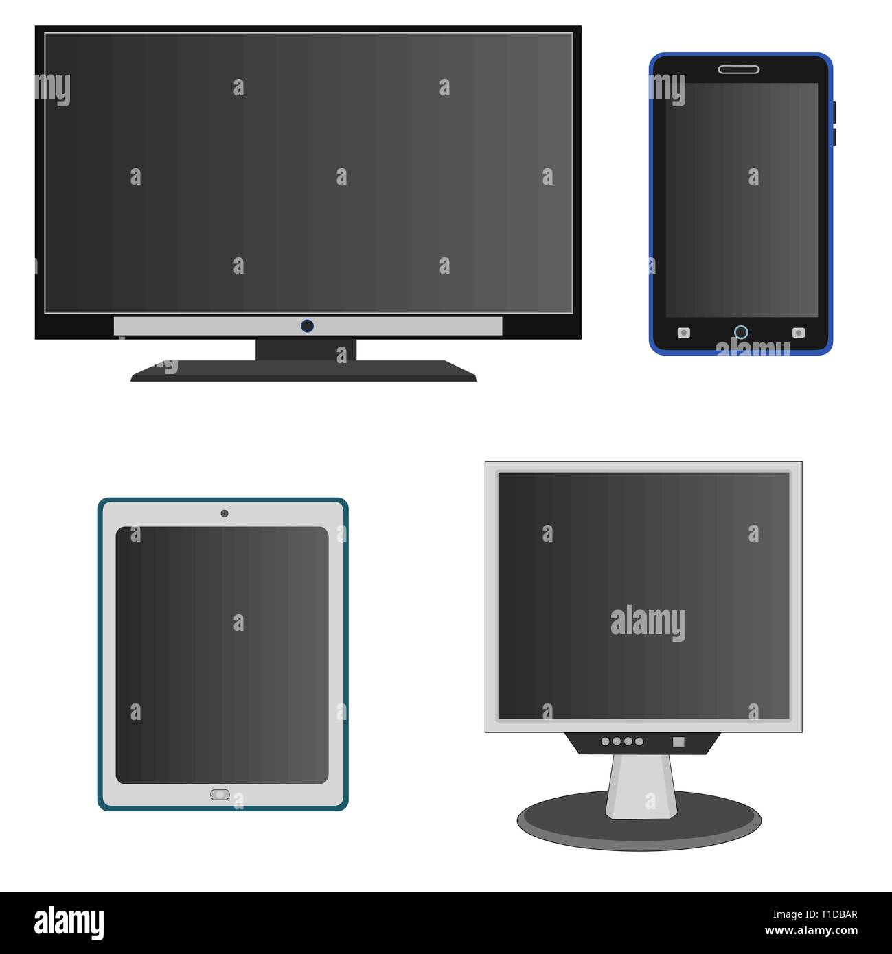 Digital display Stock Vector Images - Alamy