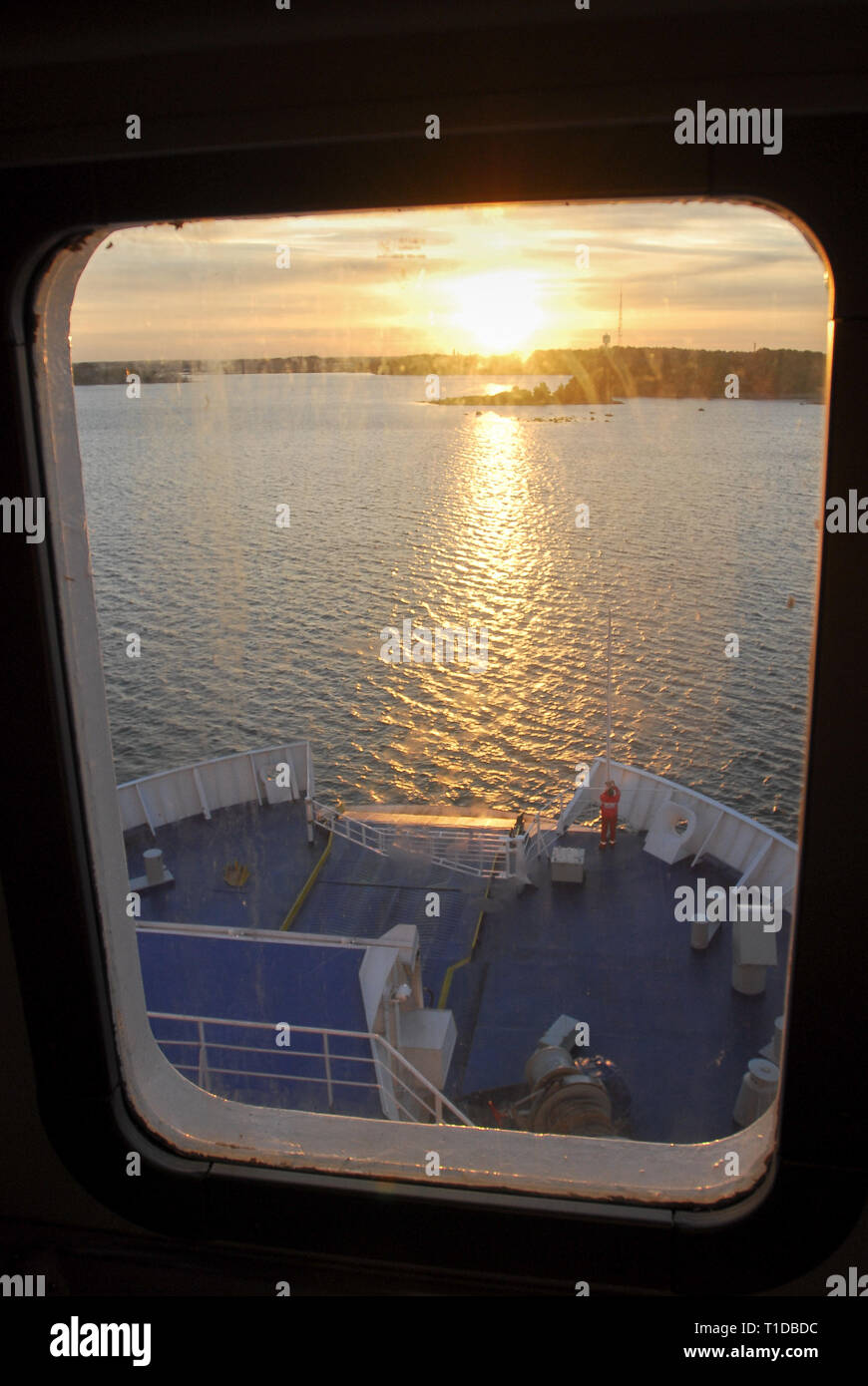 MS Stena Baltica, ro-pax ferry owned by Stena Line, in Karlskrona ...