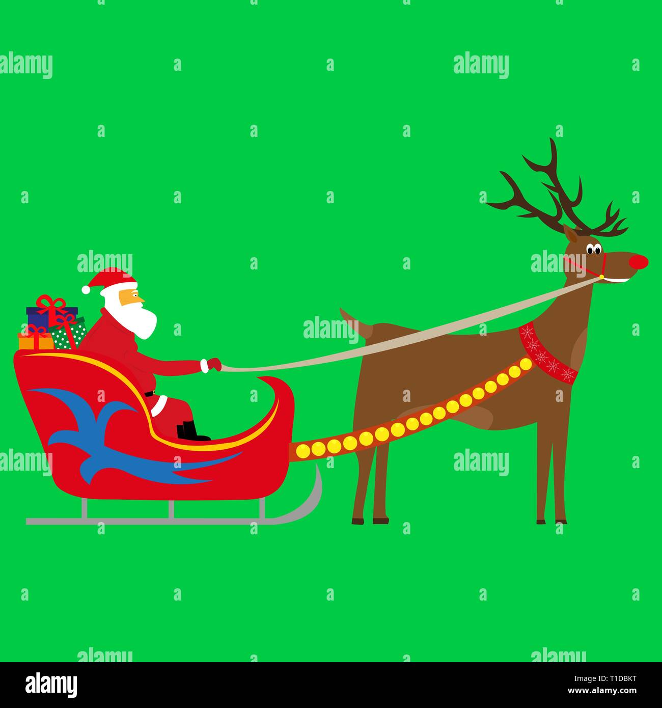 Sled harness Stock Vector Images - Alamy