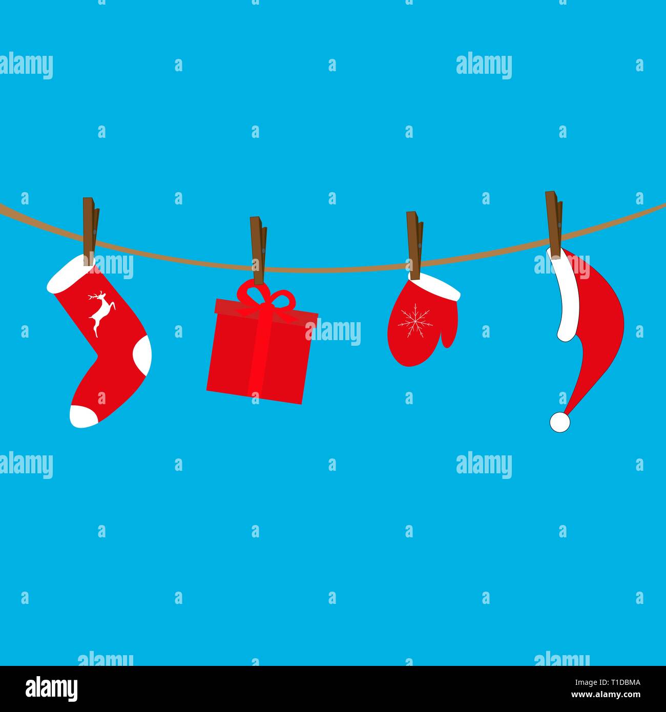 With a rope Stock Vector Images - Alamy