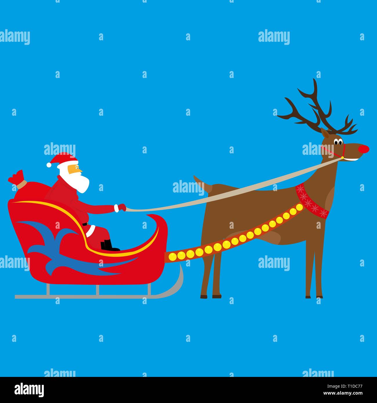 Animal sleigh hi-res stock photography and images - Alamy