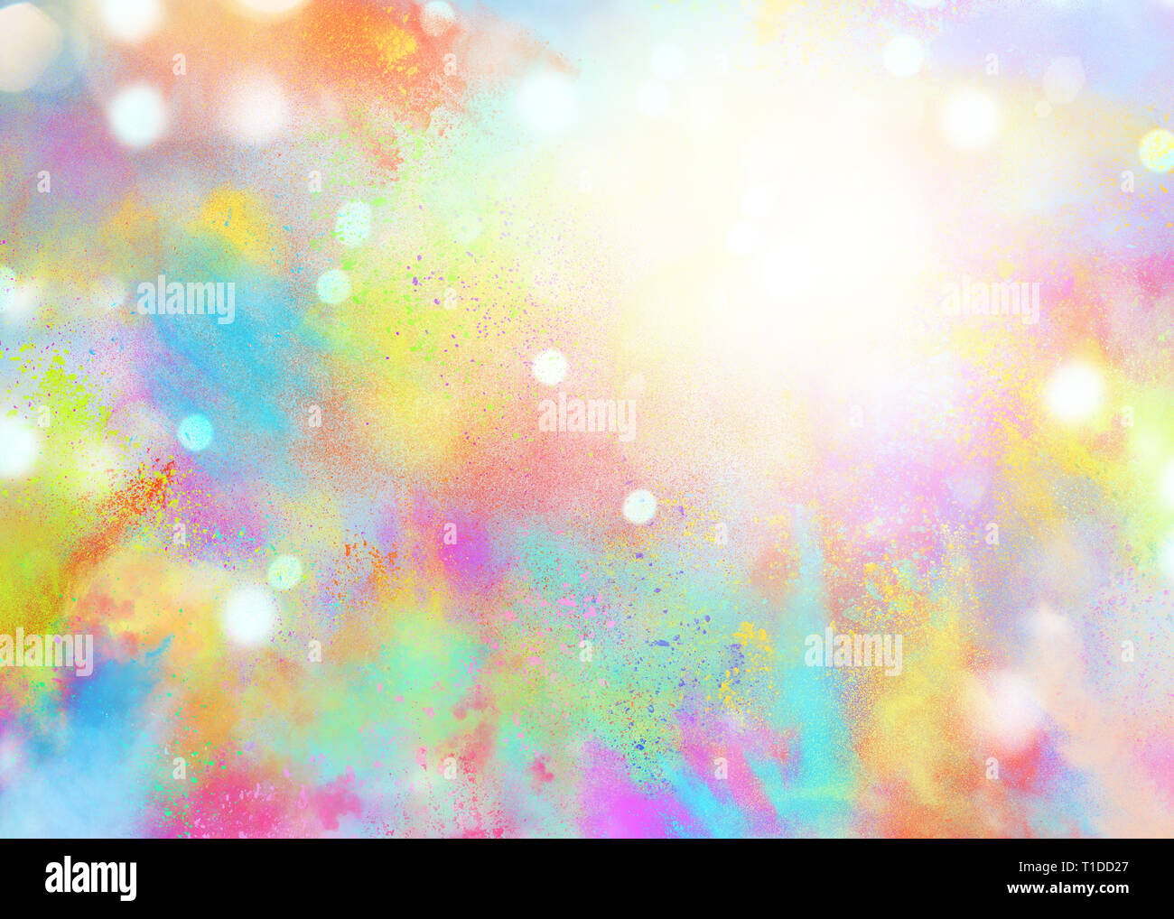 Colored powders for spring holi color party Stock Photo - Alamy
