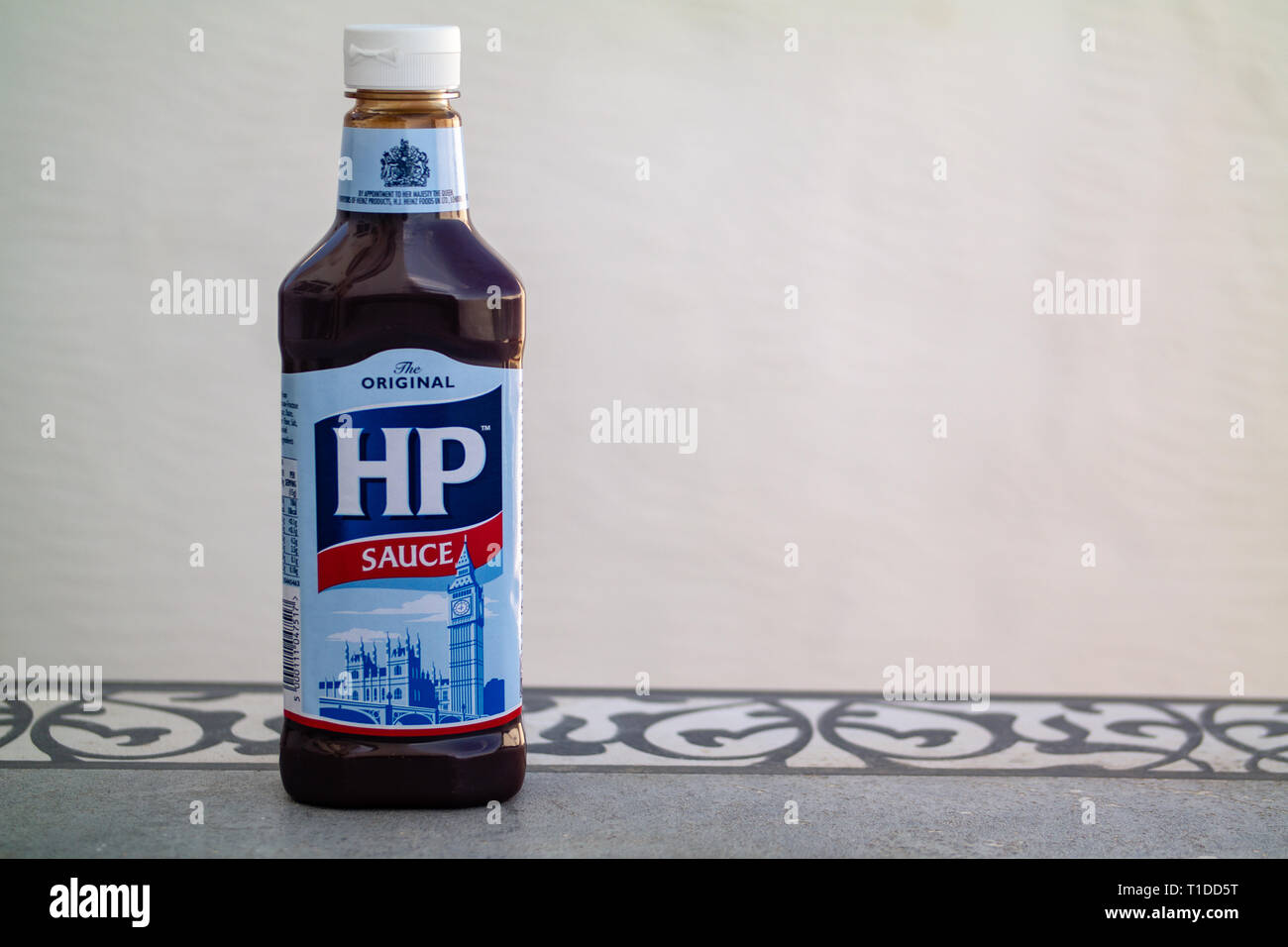Hp sauce bottle hi-res stock photography and images - Alamy