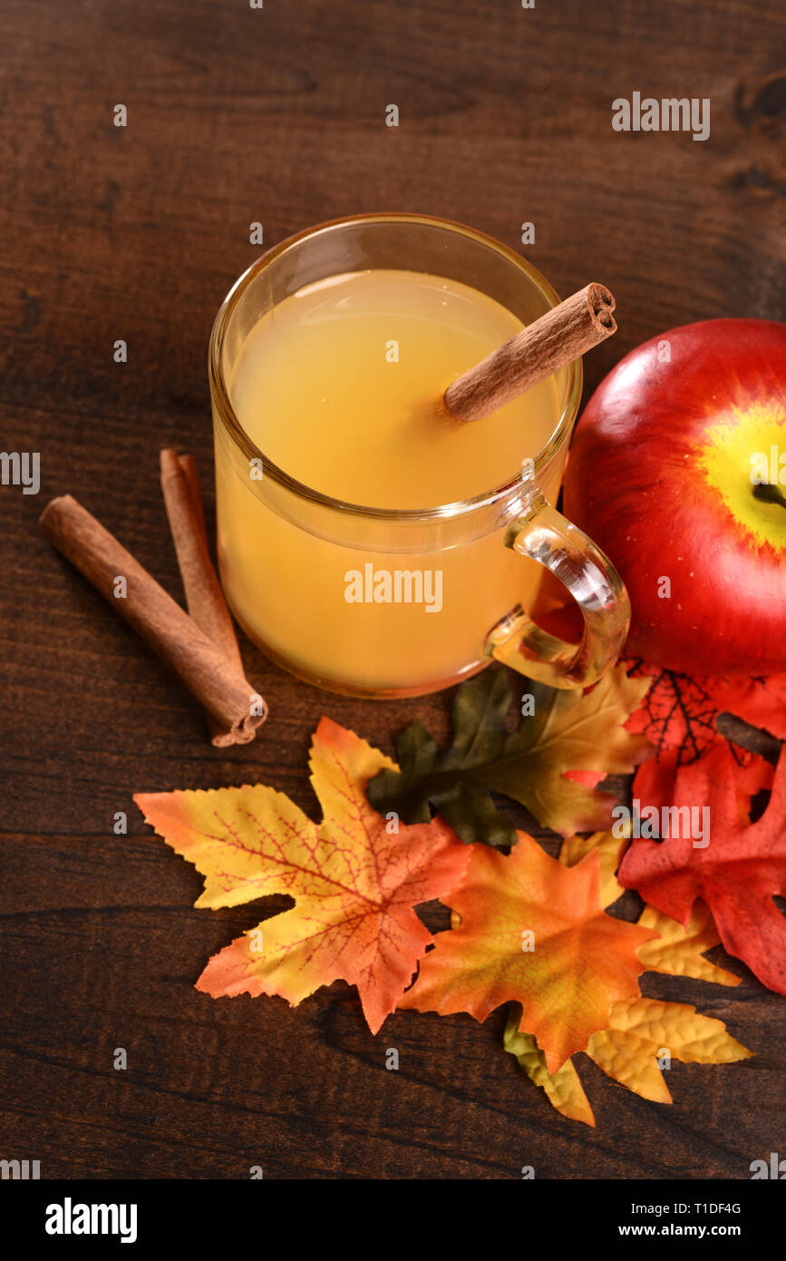 Spiced cider top view hi-res stock photography and images - Alamy