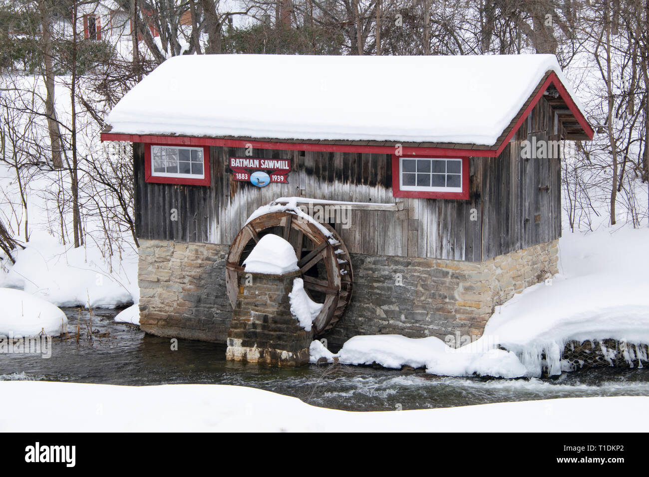 Batman sawmill on Manitoulin Island, Ontario, Canada Stock Photo - Alamy