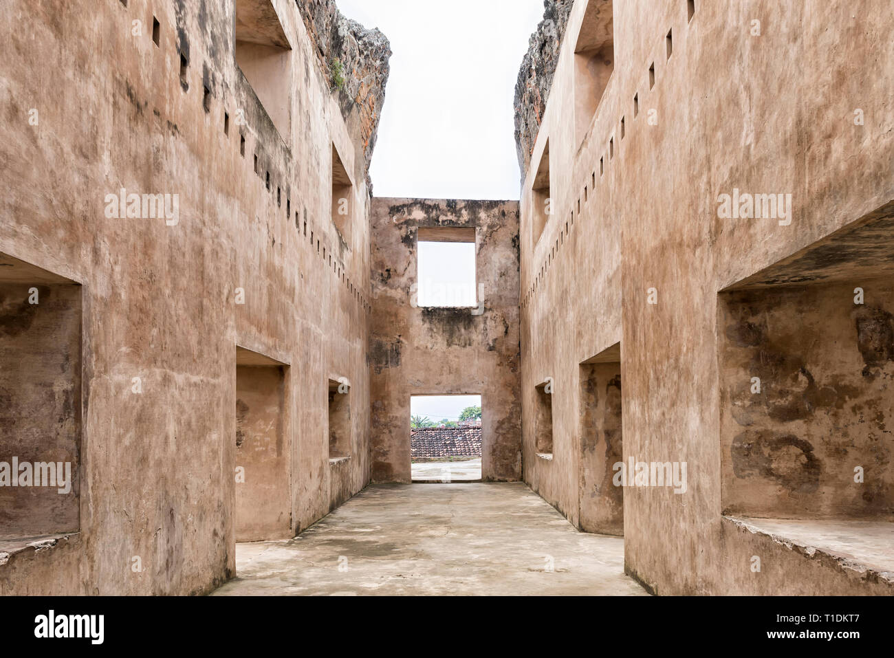 Gedhong Kenongo part of the Taman Sari complex, Yogyakarta Stock Photo ...