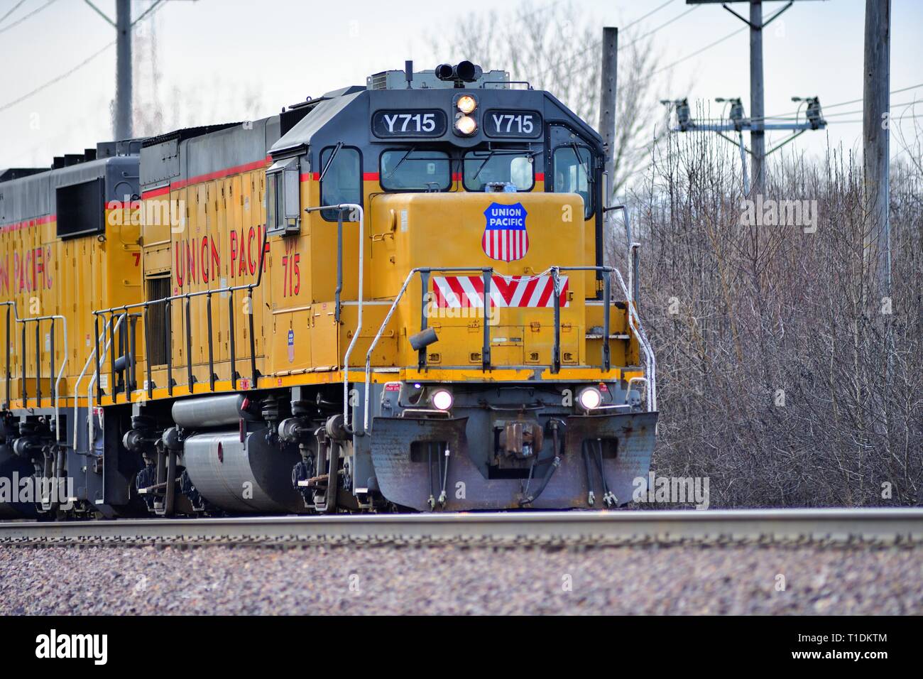 Diesel electric freight locomotive hi-res stock photography and images ...