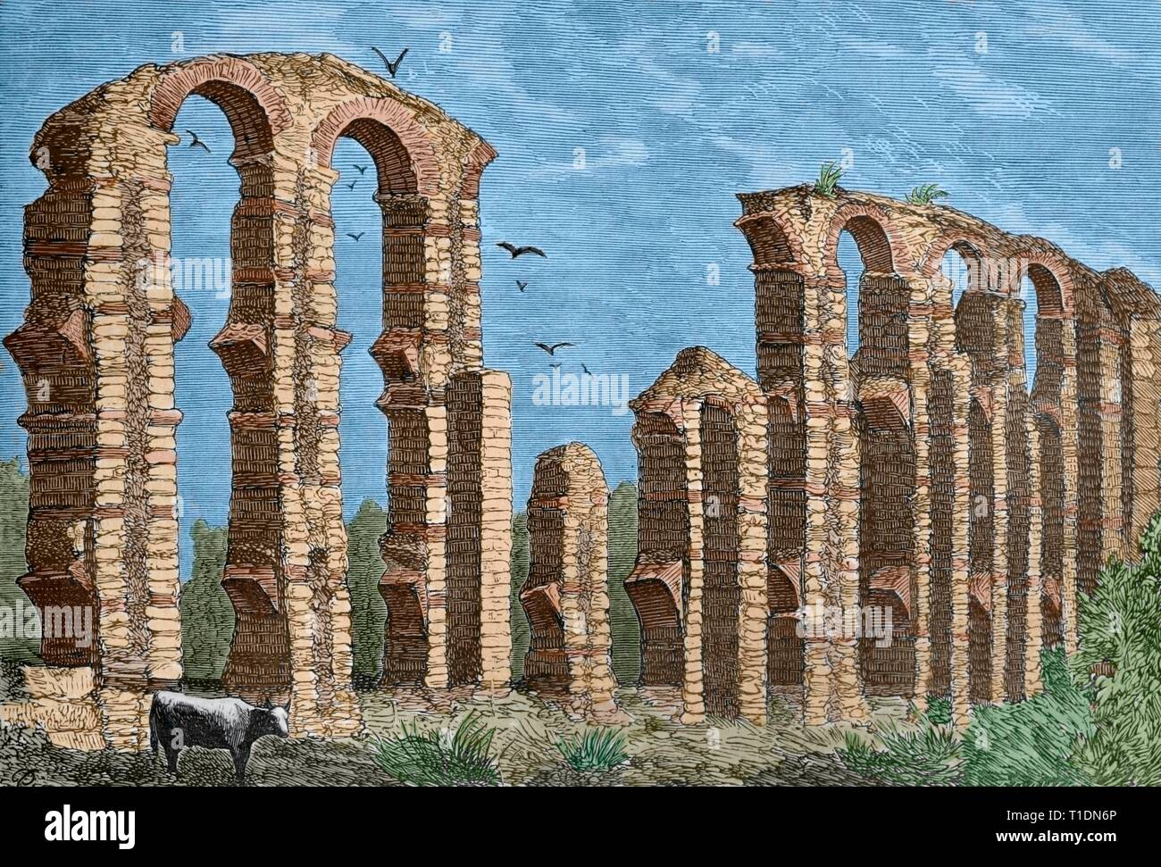 Spain. Extremadura. Merida (ancient Emerita Augusta). Los Milagros ...