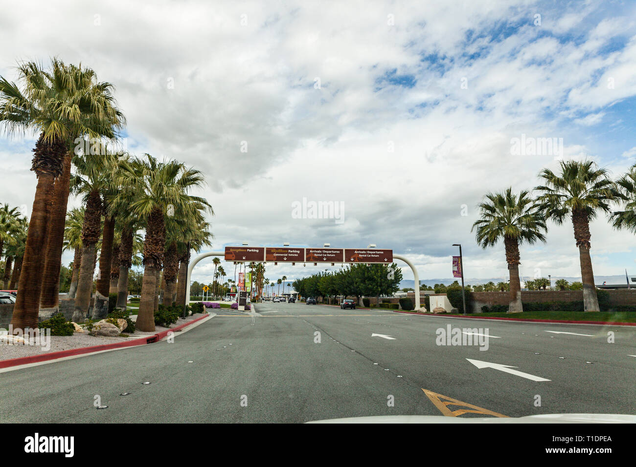 Palm Springs California in the spring of 2019 experiencing its own ...