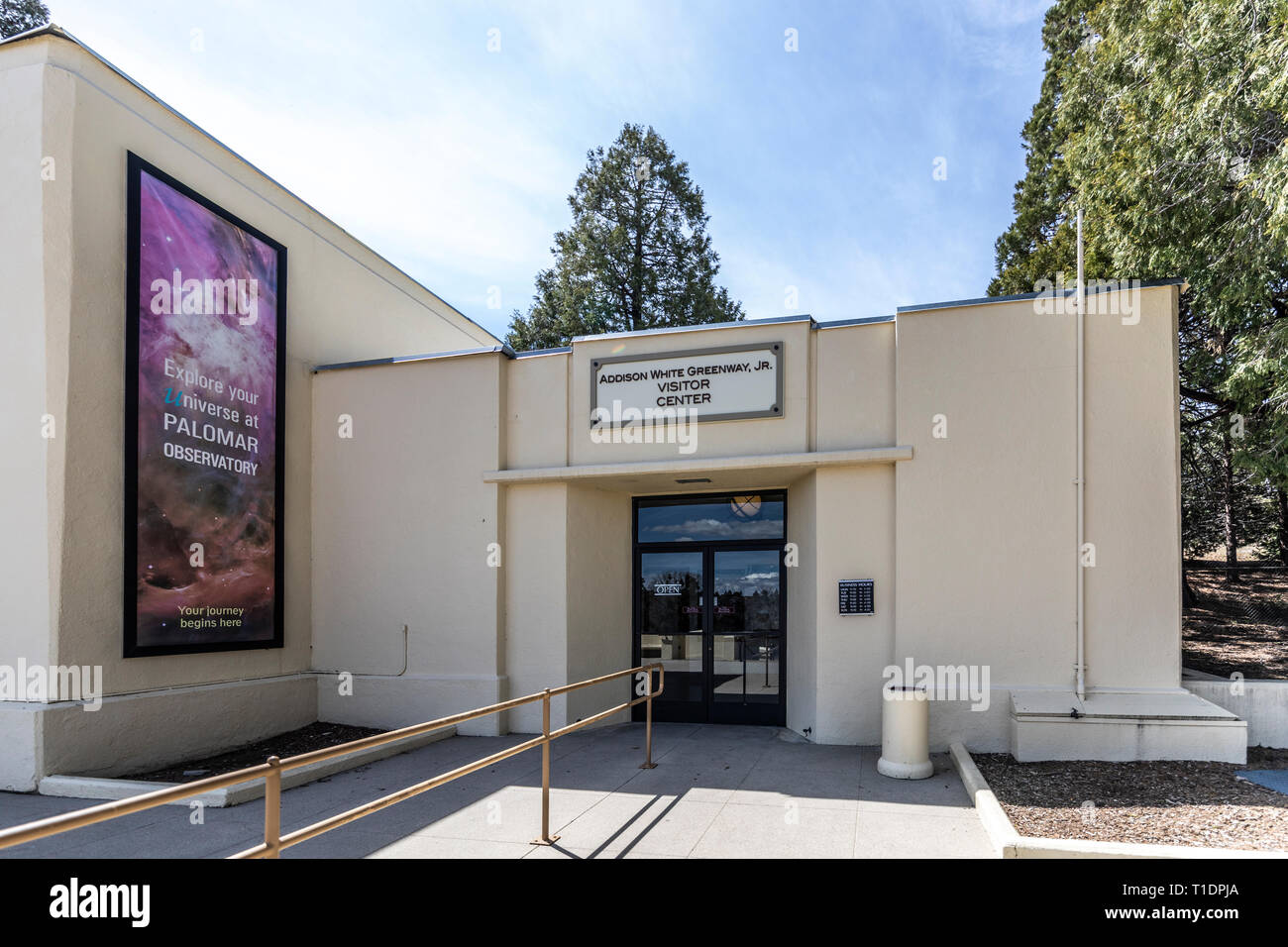 The Addison White Greenway Jr. visitors center at Mount Palomar ...