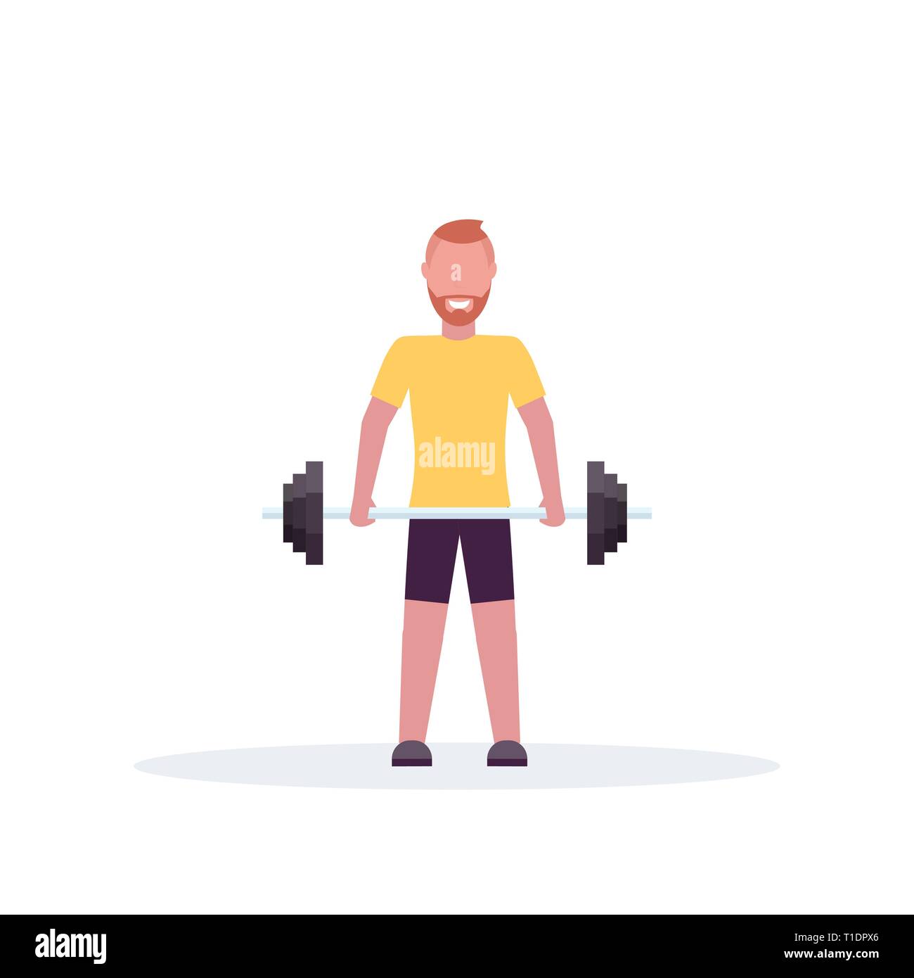 Bodybuilder pose Stock Vector Images - Alamy